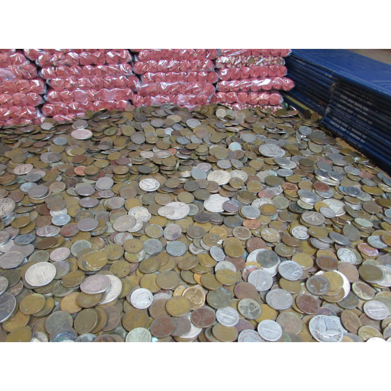 30 coin estate sale grab bag – 1/2 oz old US silver coins, 2 1800’s ...