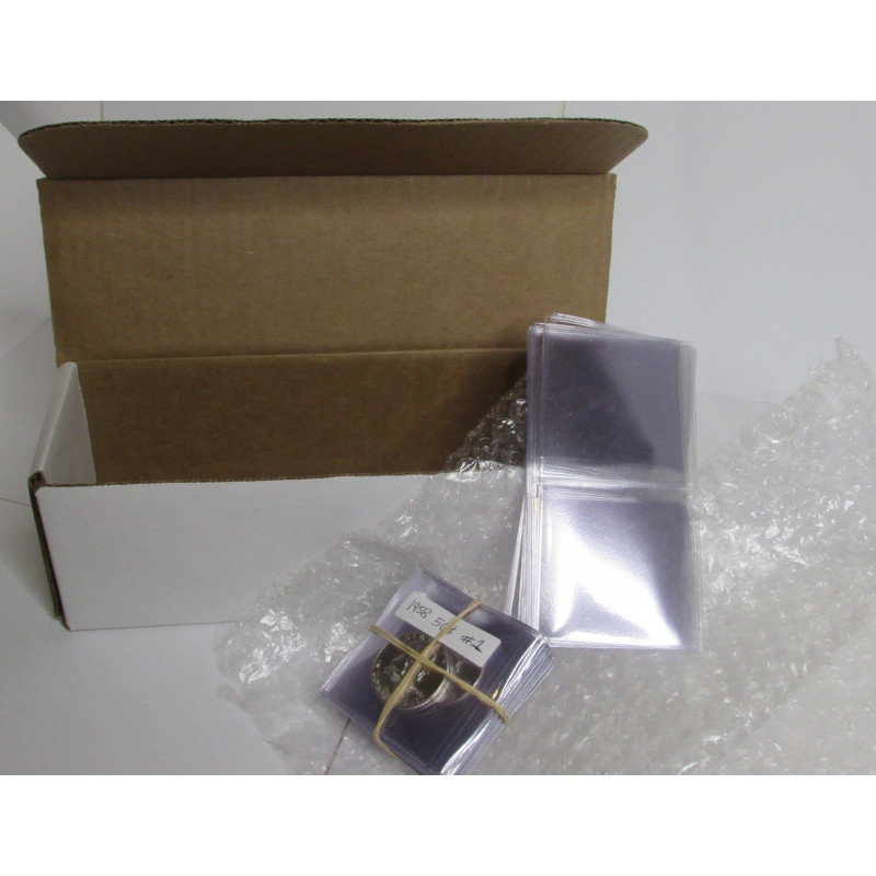 Third Party Grading coin submission kit - flips, labels, shipping box ...