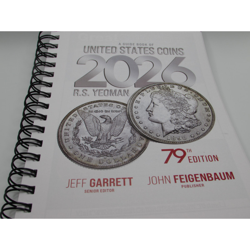 2026 United States Coins Red Book - Price Guide & Coin Values - spiral ...