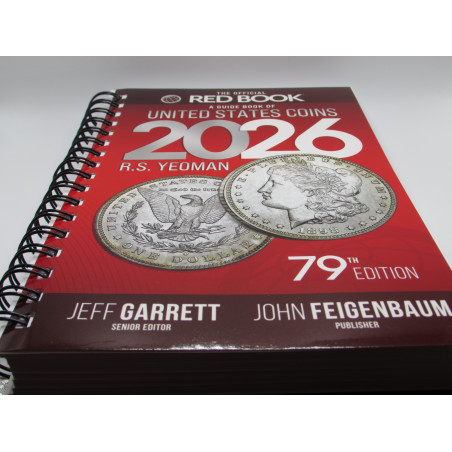 2026 United States Coins Red Book - Price Guide & Coin Values - spiral ...