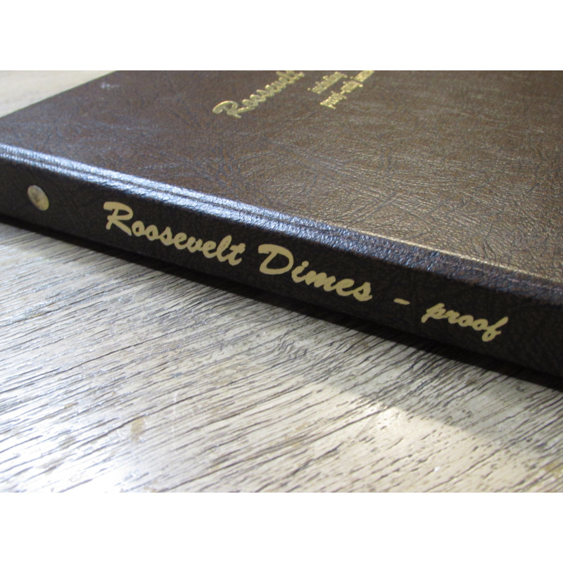 Dansco Album for Roosevelt Dimes - 1946-1992 - with proofs