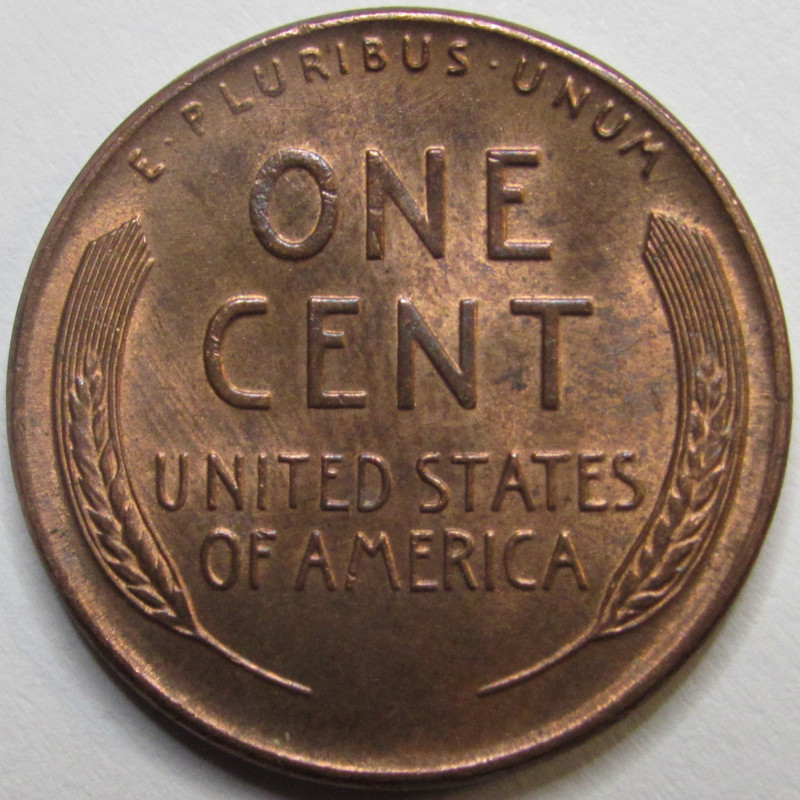 1949 Lincoln Wheat Cent - antique American wheat penny coin
