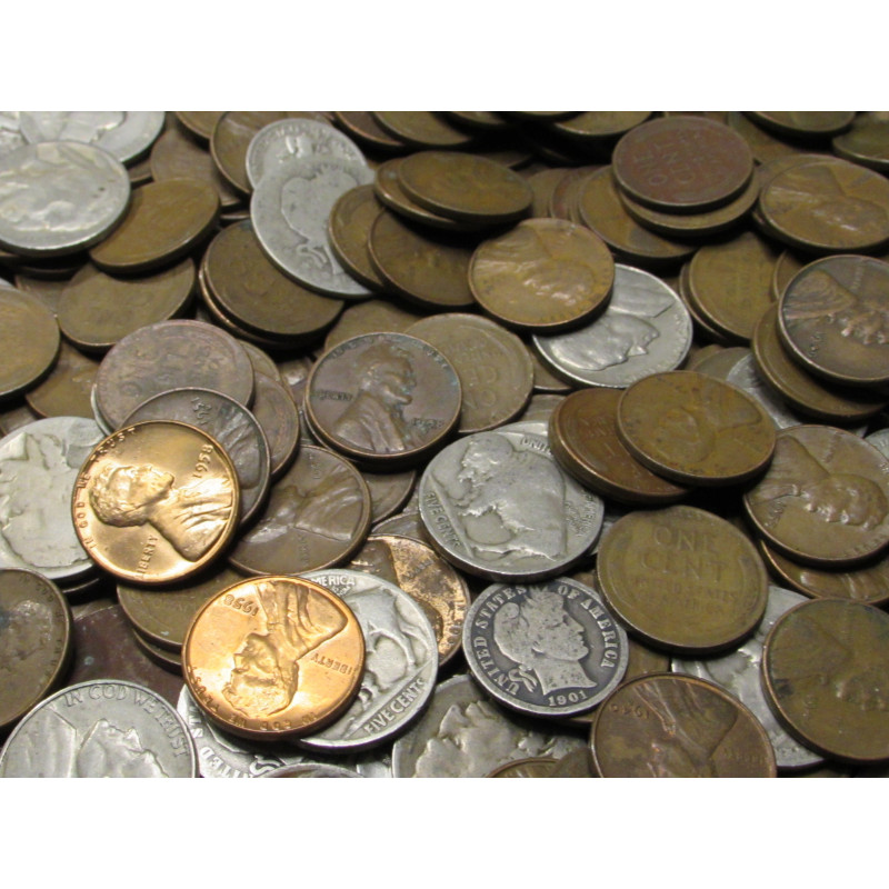50 Coin Grab Bag - 1 ounce silver / 10+ coin types / 1900s-1964 - old ...