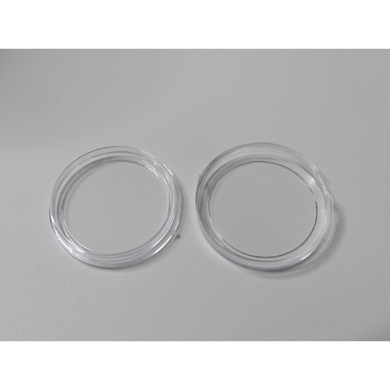 21mm Plastic coin capsules - pack of 25 / 40