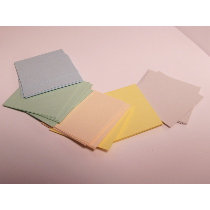 2x2 Coin Flips + multicolor paper inserts - pack of 50 / 100 / 200 ...