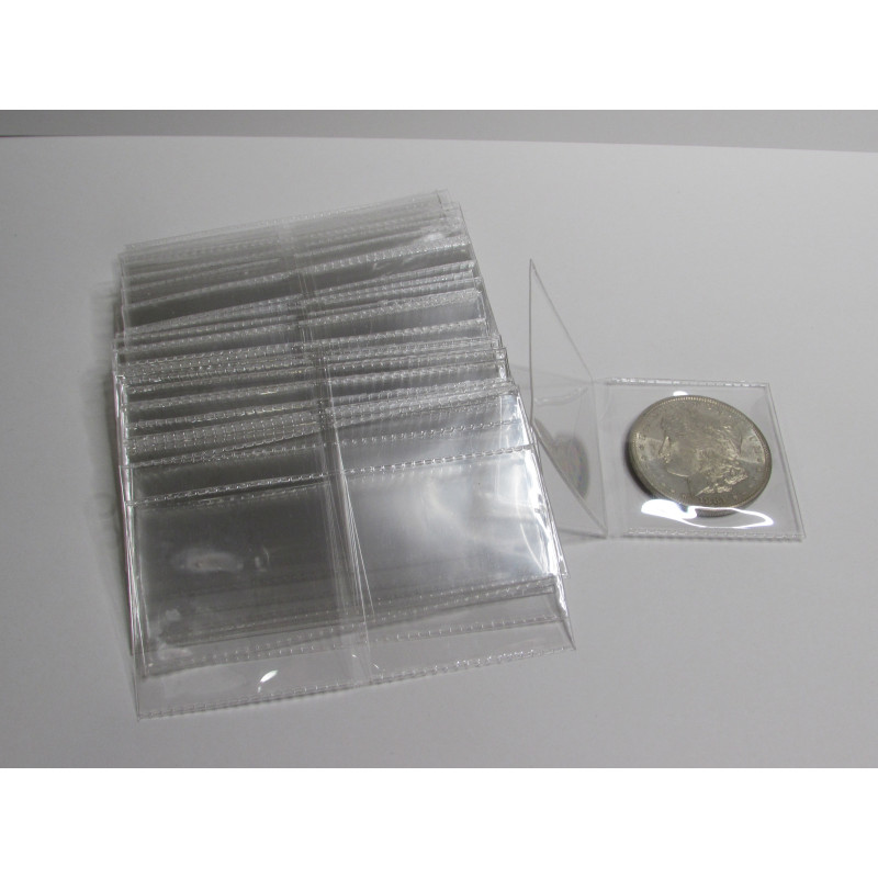 Archival Quality Mylar 2" coin holders - plastic flips + multicolor ...