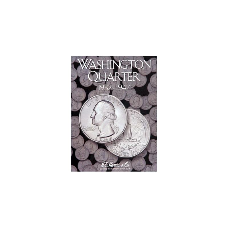 H.E. Harris Coin Folders for US Quarters - Standing Liberty, Washington ...
