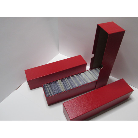 Storage Box for 2x2" coin flips - pack of 1/3/5 - Red Cardboard container